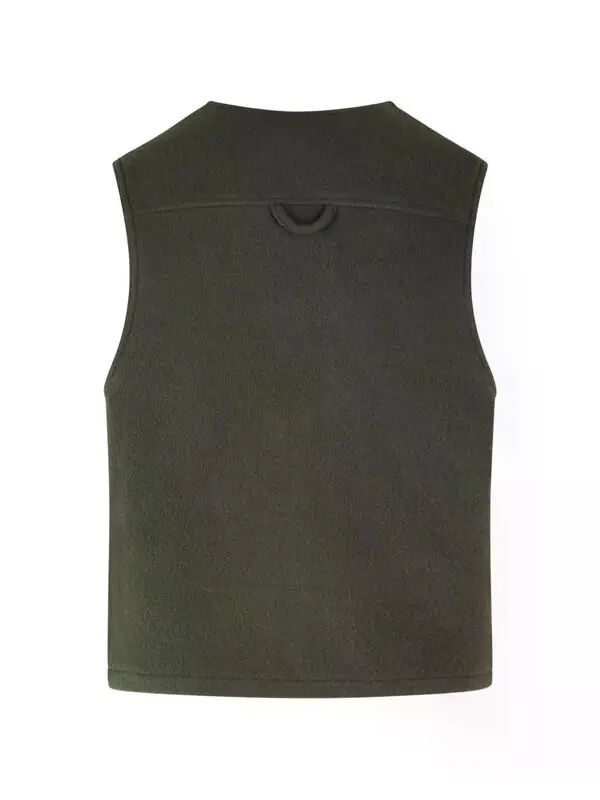 RIER Zip-up Wool Vest