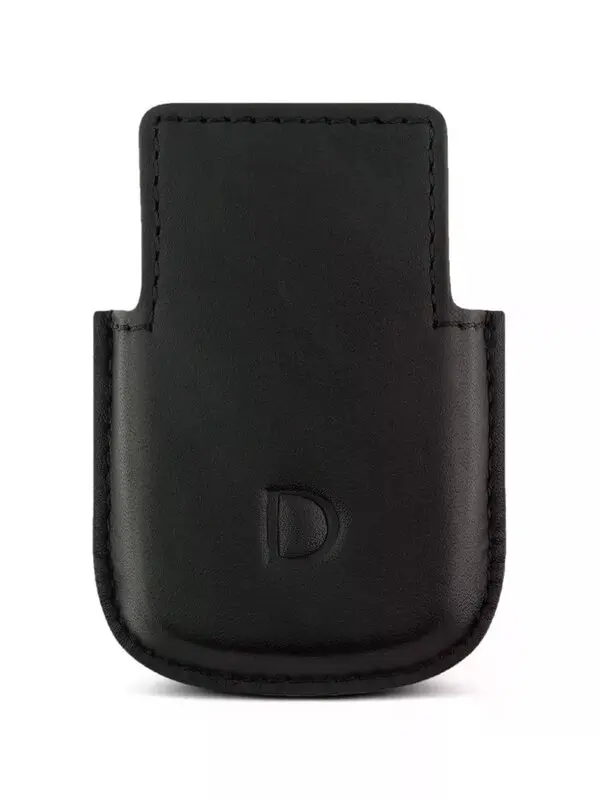 S.t. Dupont Logo-embossed Leather Lighter Case