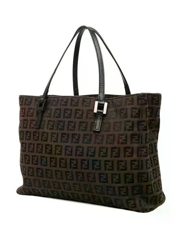 Fendi 2000-2010 Zucchino Canvas Handbag