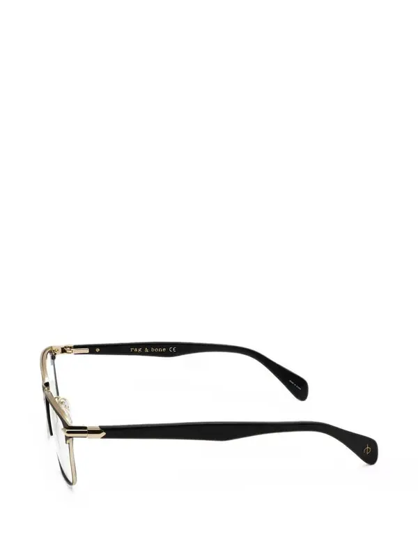 Rag & Bone Rectangle-frame Glasses - Black