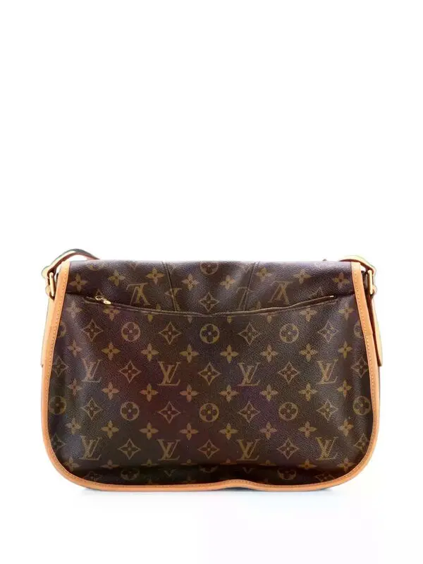 LOUIS VUITTON Menilmontant Handbag Monogram Canvas Mm Crossbody Bag - Brown
