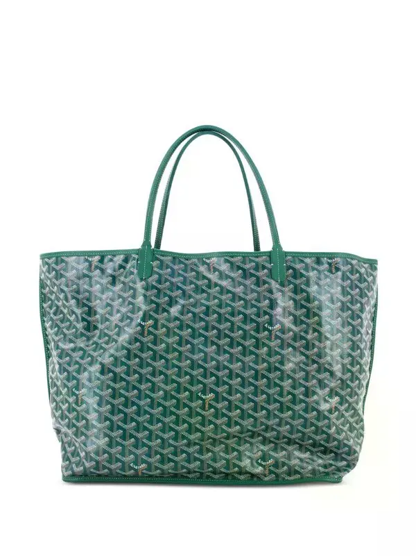 Goyard Anjou Reversible Coated Canvas Gm Tote Bag - Green