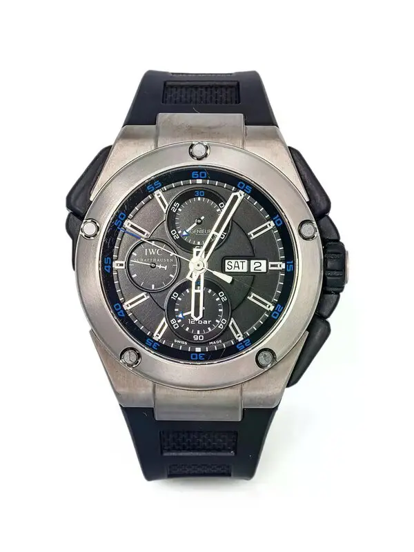 IWC SCHAFFHAUSEN Ingenieur Double 45mm Watch - Black
