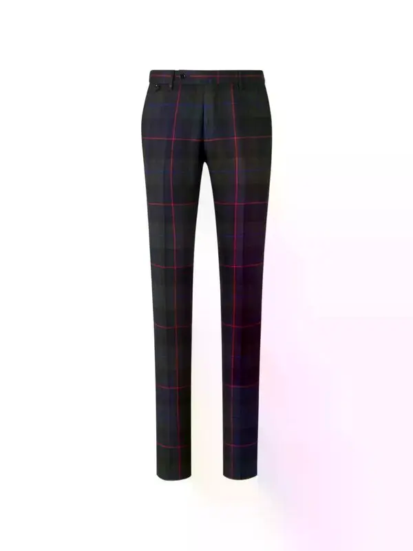 PT TORINO Checked Tailored Trousers