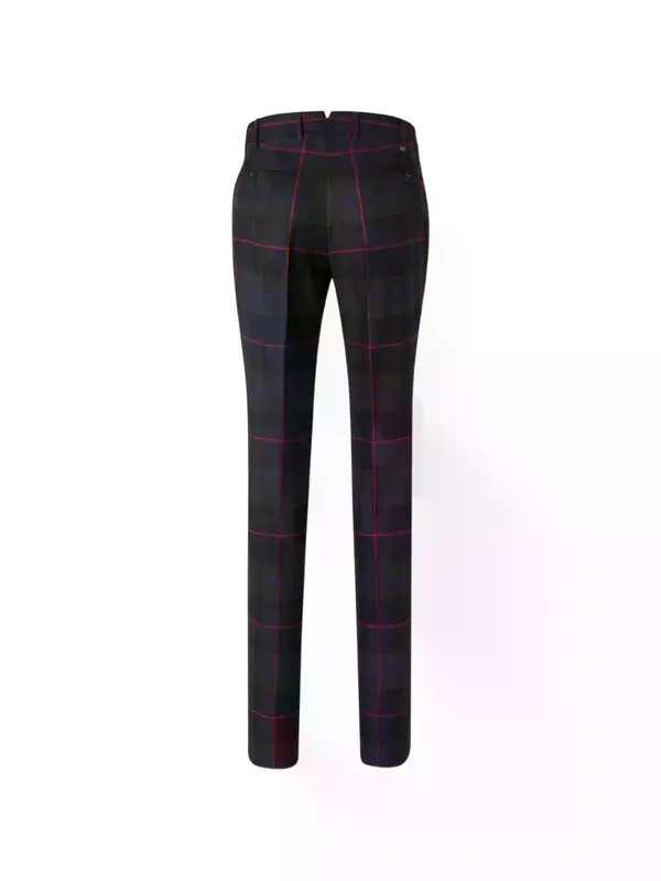 PT TORINO Checked Tailored Trousers