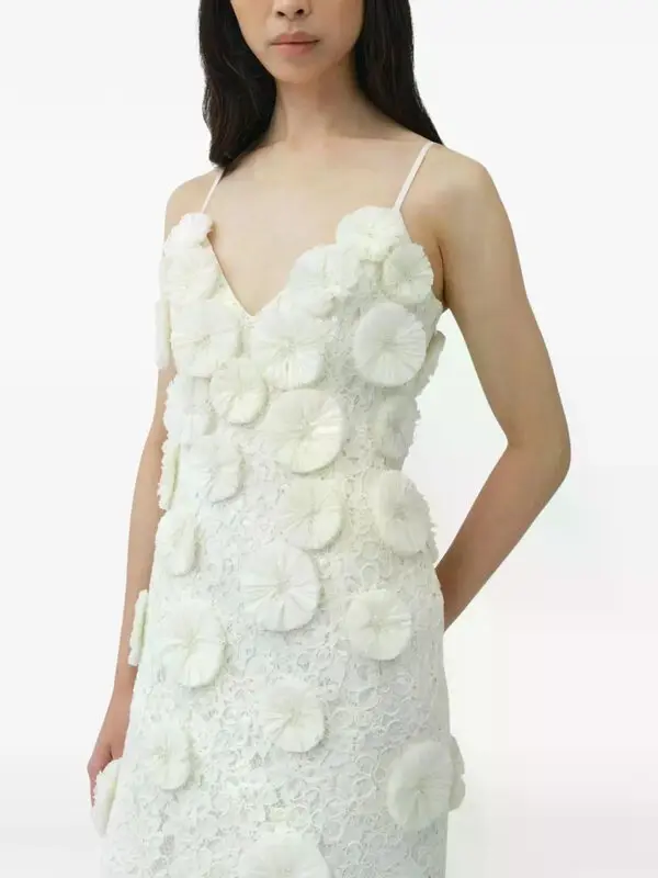 Simkhai Maven Floral-raffia Slim-fit Maxi Dress
