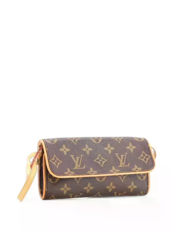 LOUIS VUITTON Twin Handbag Monogram Canvas Pm Crossbody Bag