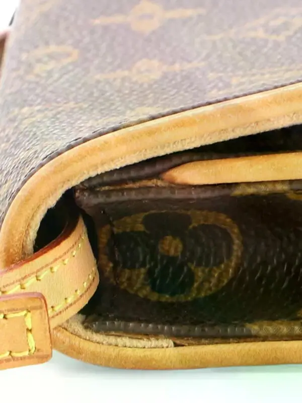 LOUIS VUITTON Twin Handbag Monogram Canvas Pm Crossbody Bag