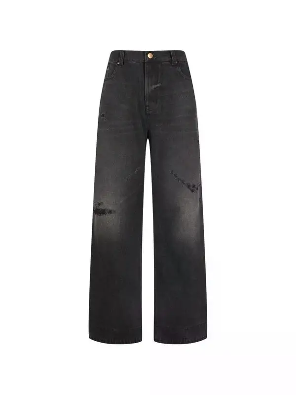 CROQUIS Distressed Relaxed-fit Jeans