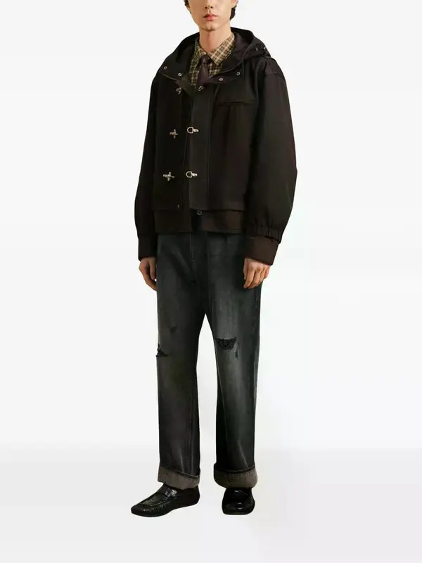 CROQUIS Distressed Relaxed-fit Jeans
