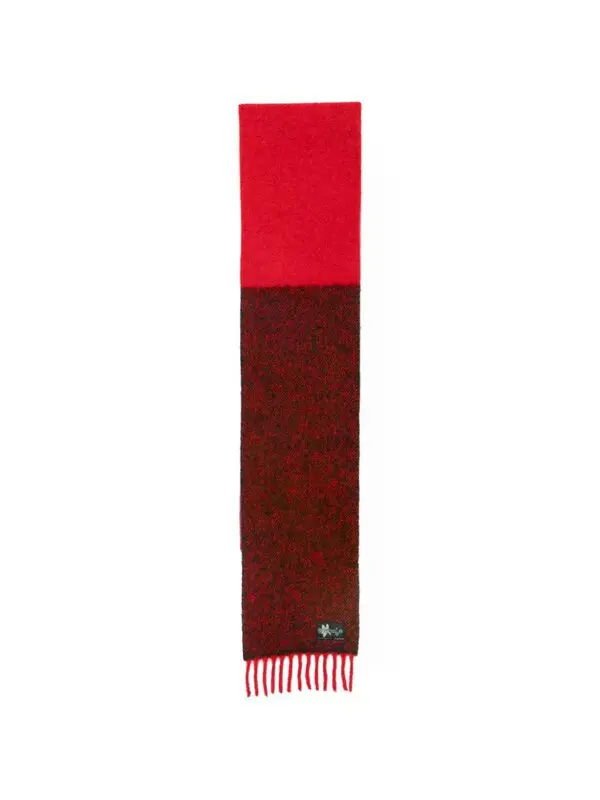 Paul Smith Colour-block Fringed Scarf
