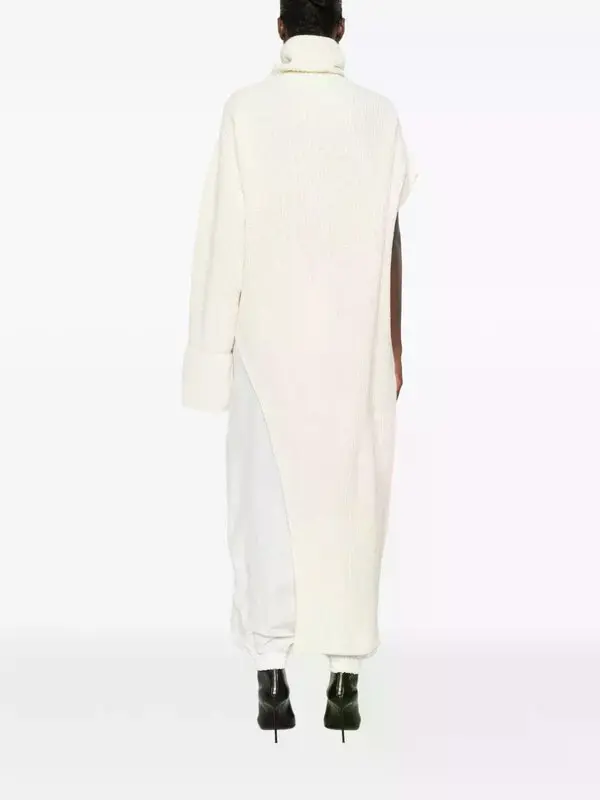 THELATEST Asymmetric Ribbed-knit Sweater