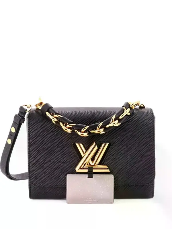 LOUIS VUITTON Chunky Chain Twist Bag Epi Leather Mm Shoulder Bag