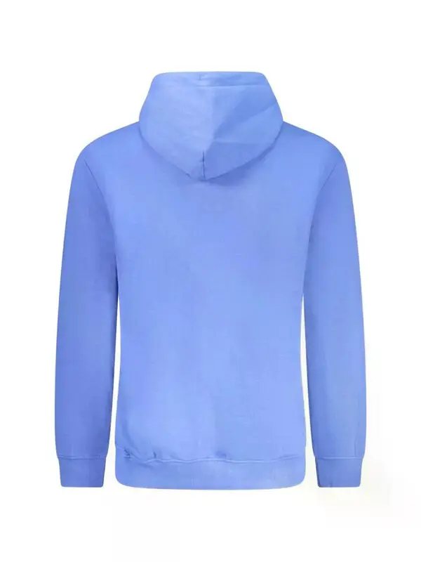 Tommy Hilfiger Logo-detail Cotton Hoodie - Blue