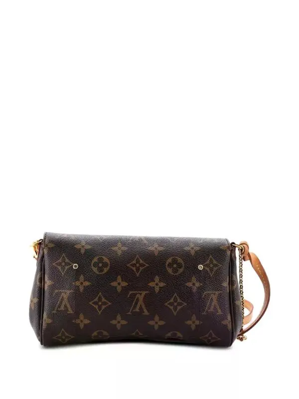 LOUIS VUITTON Favorite Handbag Monogram Canvas Pm Clutch Bag - Brown