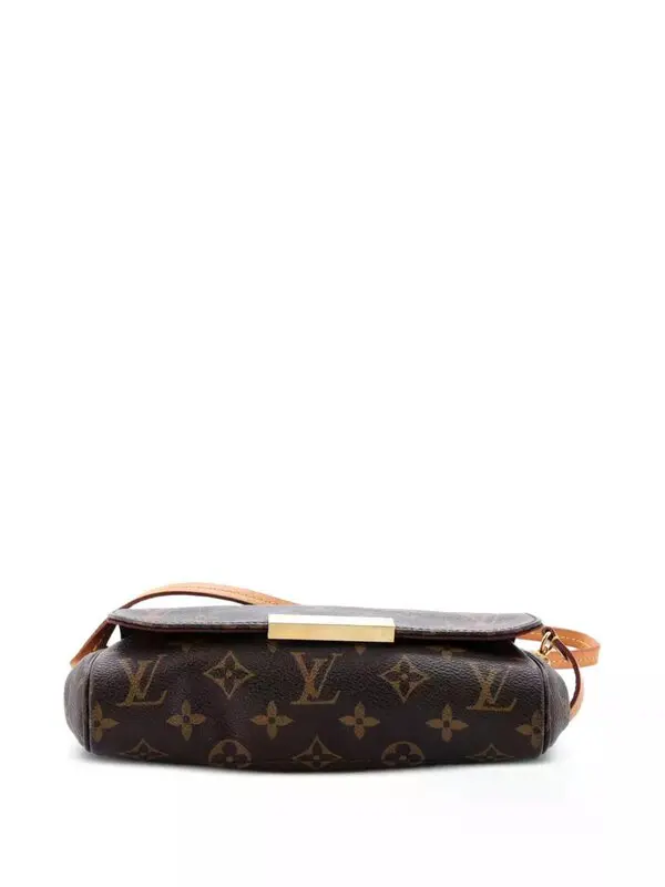 LOUIS VUITTON Favorite Handbag Monogram Canvas Pm Clutch Bag - Brown