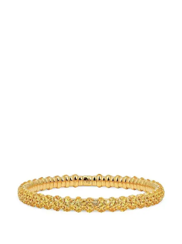ZYDO Yellow Sapphire Domed Stretch Bracelet