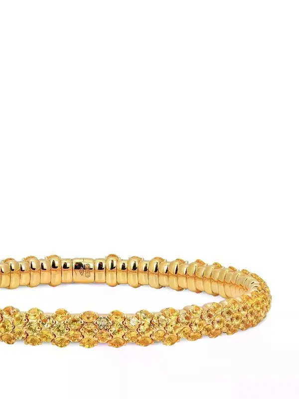 ZYDO Yellow Sapphire Domed Stretch Bracelet
