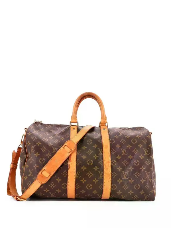 LOUIS VUITTON Keepall Bandouliere Bag Monogram Canvas 45 Travel Bag