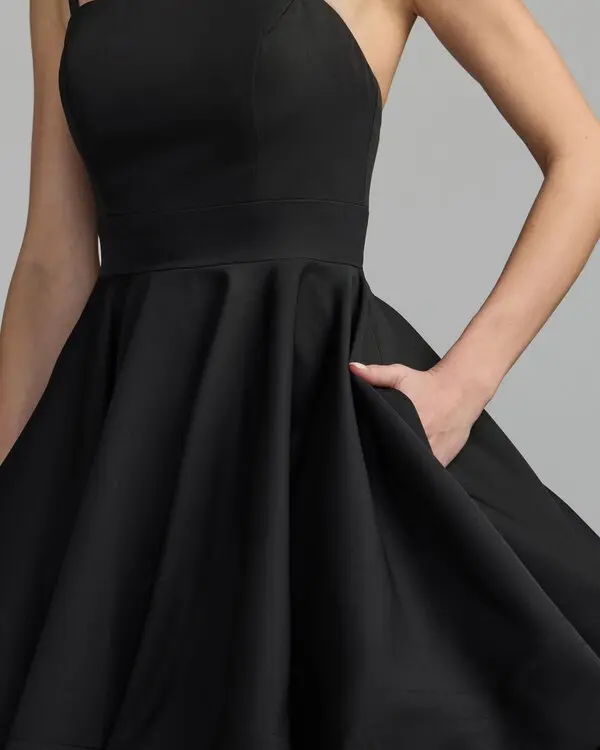 Mac Duggal Bow Shoulder Mini Dress