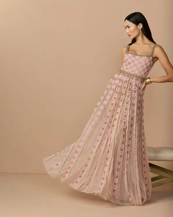 MAC DUGGAL COLLECTION Petite Sleeveless Embellished A-line Gown