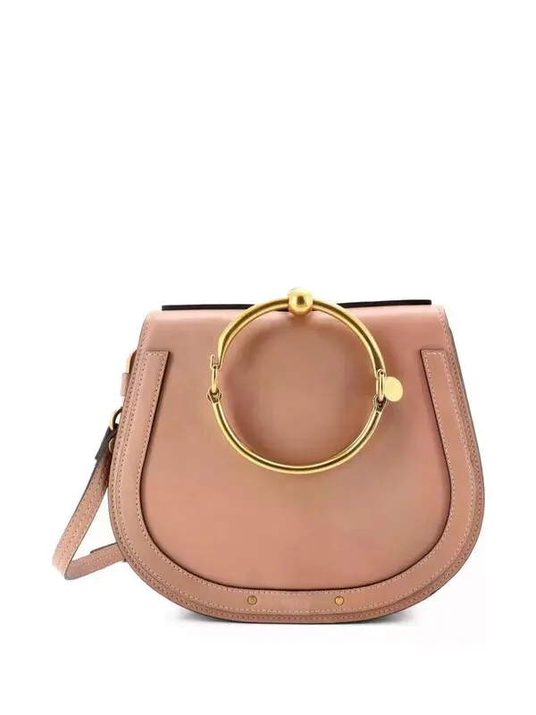 Chloé Nile Leather Medium Crossbody Bag - Neutrals