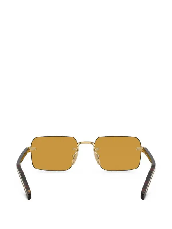 Prada Rimless Rectangle-frame Sunglasses