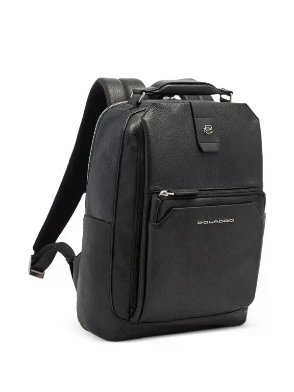 PIQUADRO Grained Backpack - Black