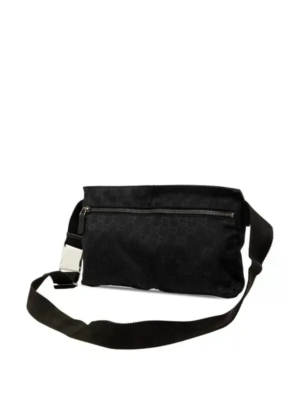 Gucci 2000-2015 Gg Canvas Double Pocket Belt Bag