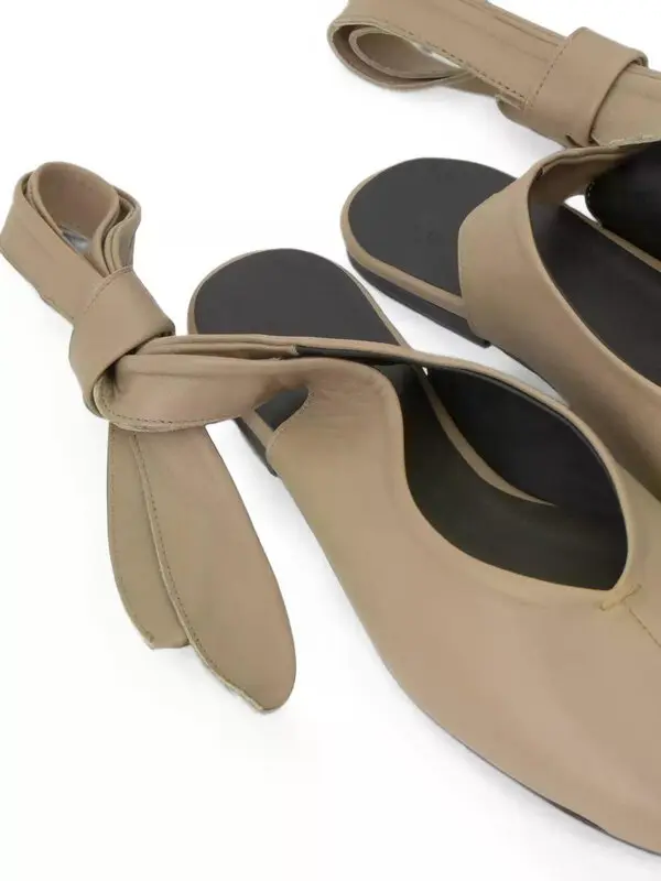 CastaÑer Sybil Tie-fastening Ballet Flats