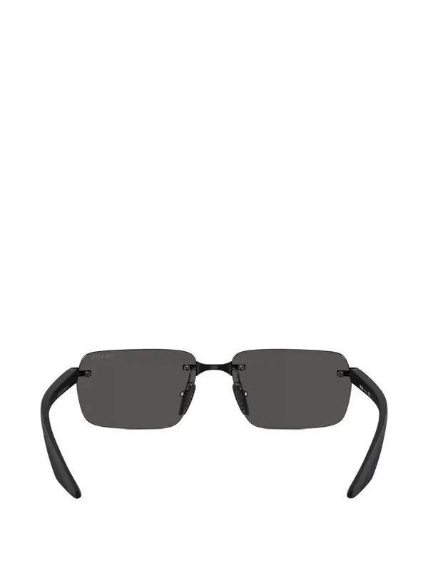Prada Rimless Rectangle-frame Sunglasses