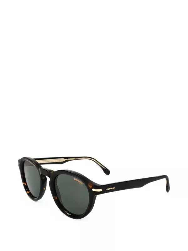 Carrera Eyewear Tortoiseshell-effect Round-frame Sunglasses