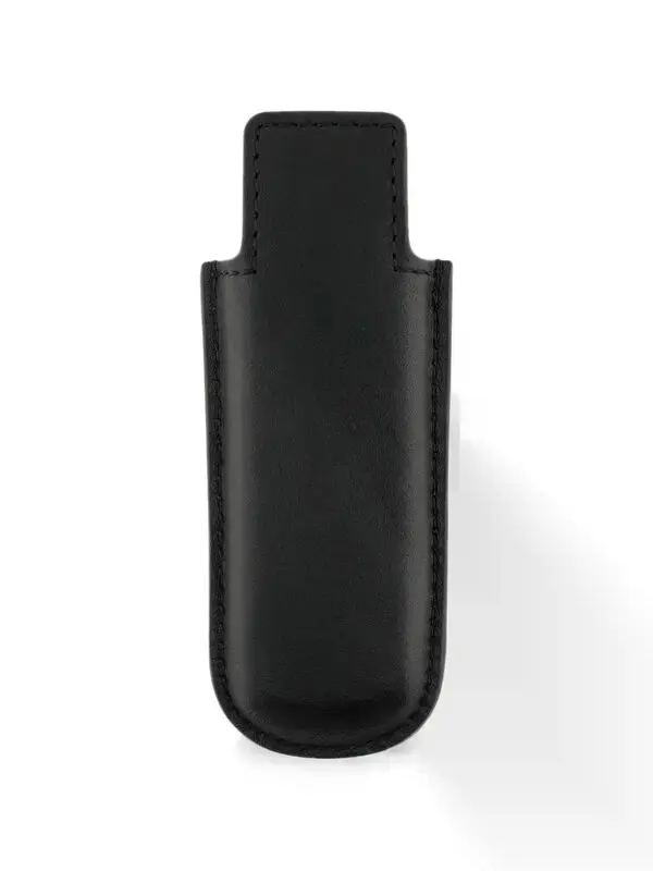 S.t. Dupont Logo-embossed Leather Lighter Case