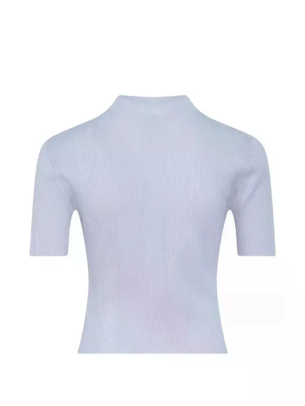 CFCL Ribbed-knit Short-sleeve Top