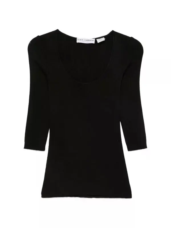 Dolce & Gabbana 2000s Ribbed-knit Sweater
