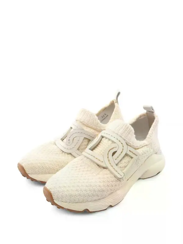 TOD'S 2010s Logo-detail Sneakers - Neutrals
