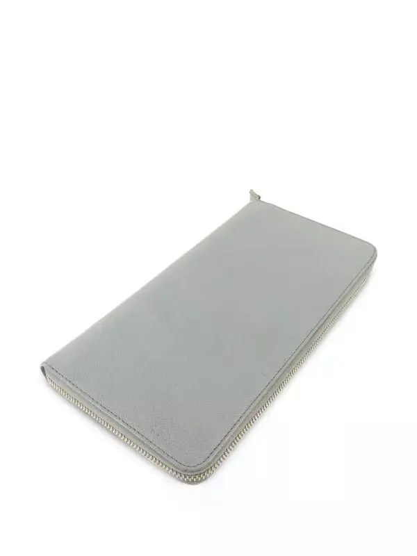 Prada Saffiano Leather Zip-around Wallet