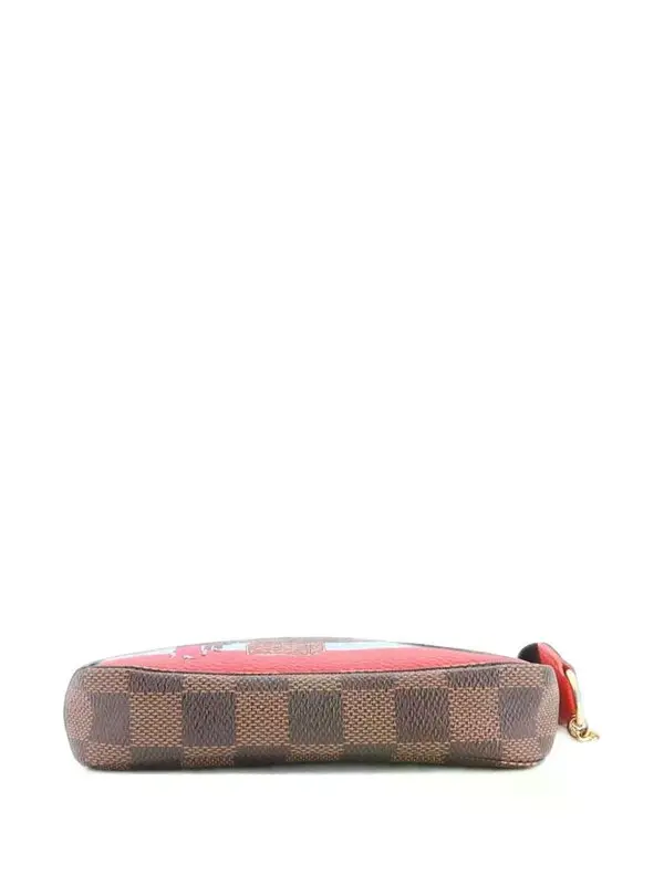LOUIS VUITTON Pochette Accessoires Limited Edition Damier Mini Clutch Bag