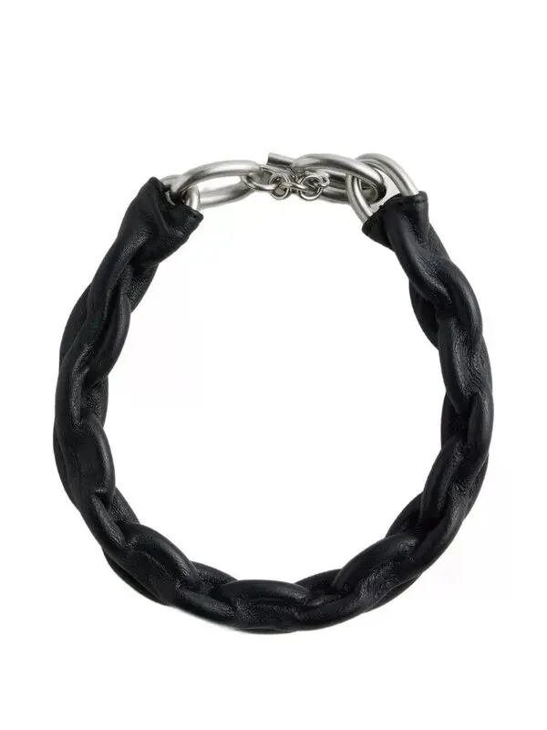 MAISON MARGIELA Leather-wrapped Chain Necklace