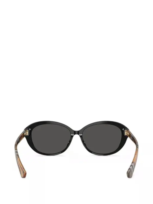 Burberry Check Rectangle-frame Sunglasses