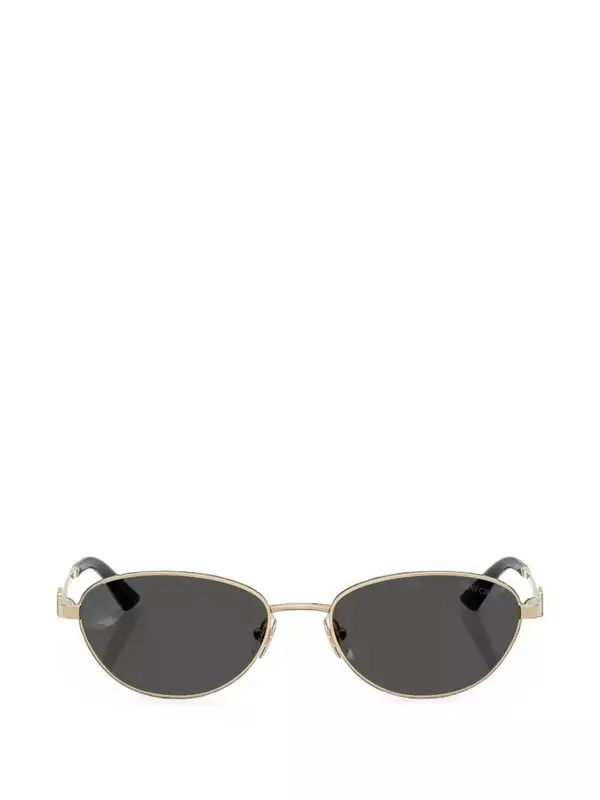 JIMMY CHOO Oval-frame Sunglasses