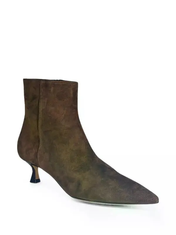 MARA BINI Pointed-toe Suede Ankle Boots