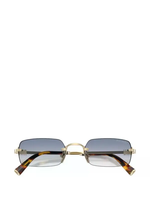 Miu Miu Rectangle-frame Sunglasses