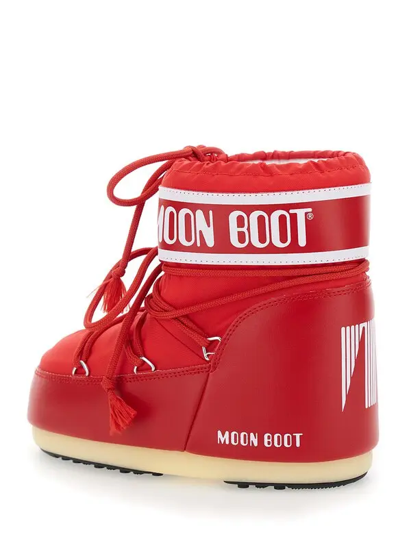 Moon Boot Snow Boots With Maxi Logo Print In Tech Fabric