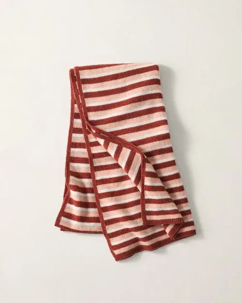 HAVEN WELL WITHIN Cashmere Striped Scarf - Saffron Multi