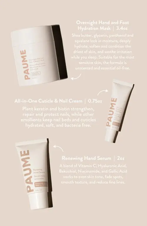 PAUME Hand Care Essentials Trio Set