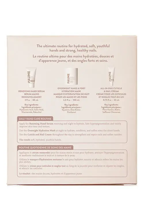 PAUME Hand Treatment Trio Set $112 Value