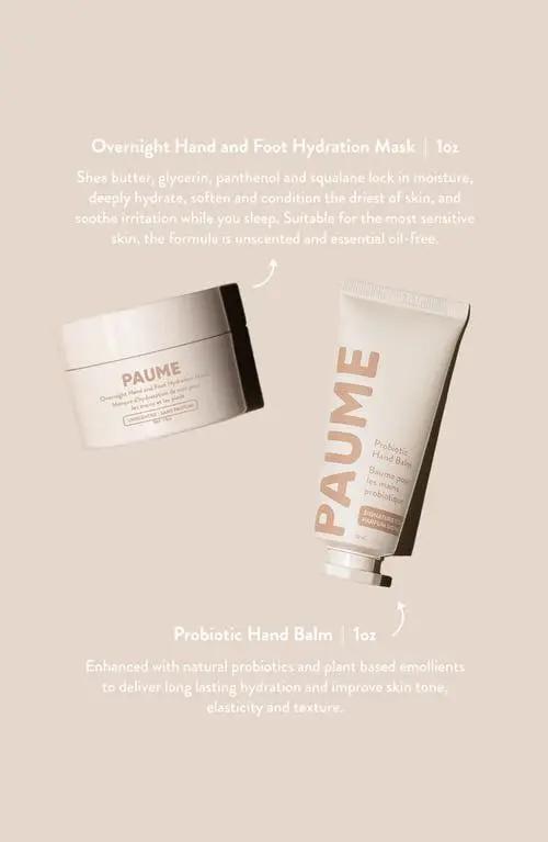 PAUME Mini Hand Care Duo Ornament Set $26 Value