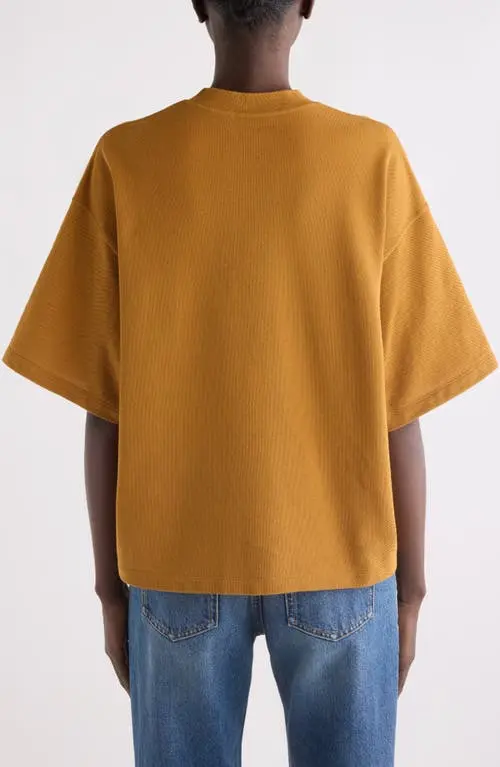 Saint Laurent Logo Piqué T-shirt