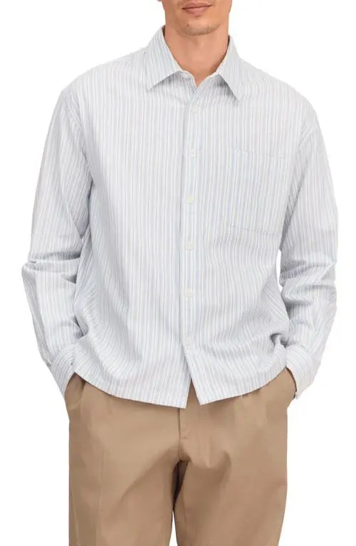Nn07 Deon Striped Organic Cotton Shirt